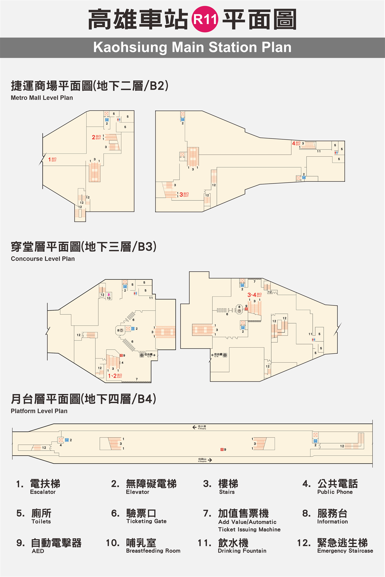 Kaohsiung Main Station - KRTC-Kaohsiung Metro